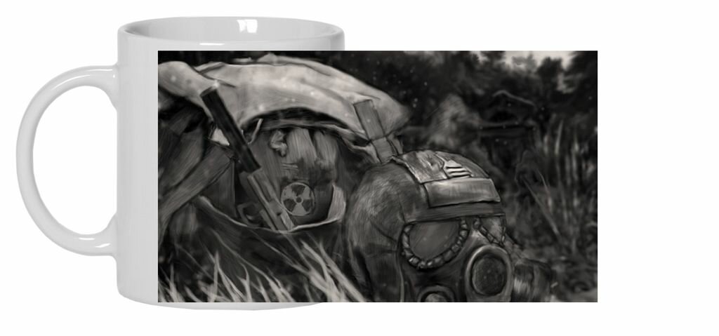 Кружка Stalker/ Сталкер №5, Кружка-хамелеон