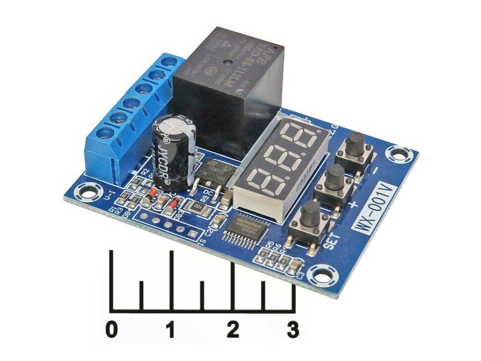 Радиоконструктор контроля напряжения 12VDC WX-001V