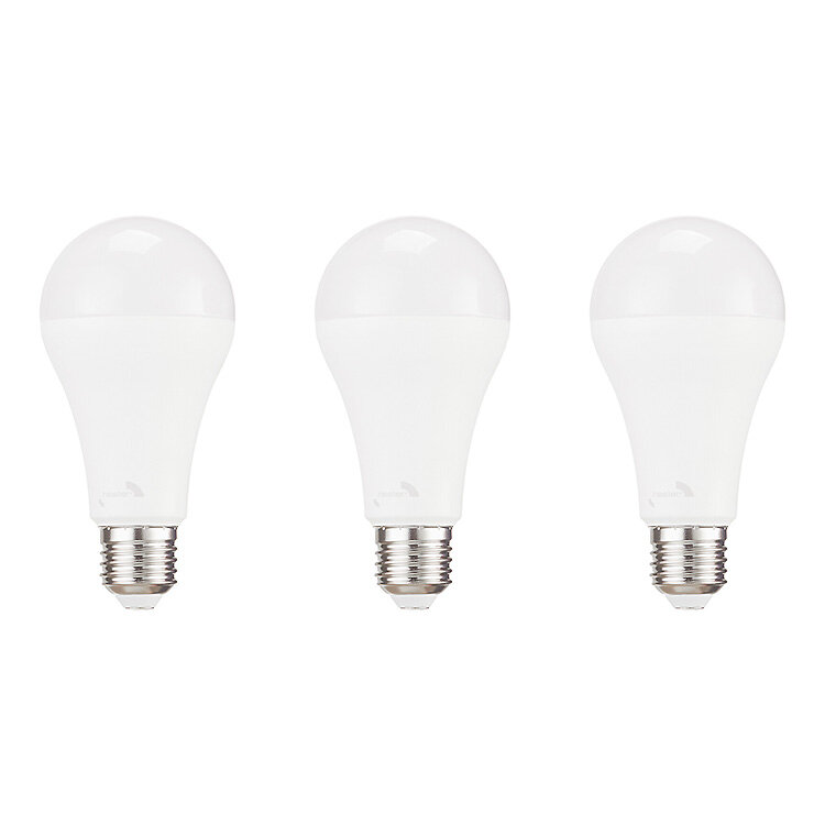 Лампа светодиодная E27 4000К 18 Вт 1710 Лм 230 В груша А65 матовая (3 шт.)