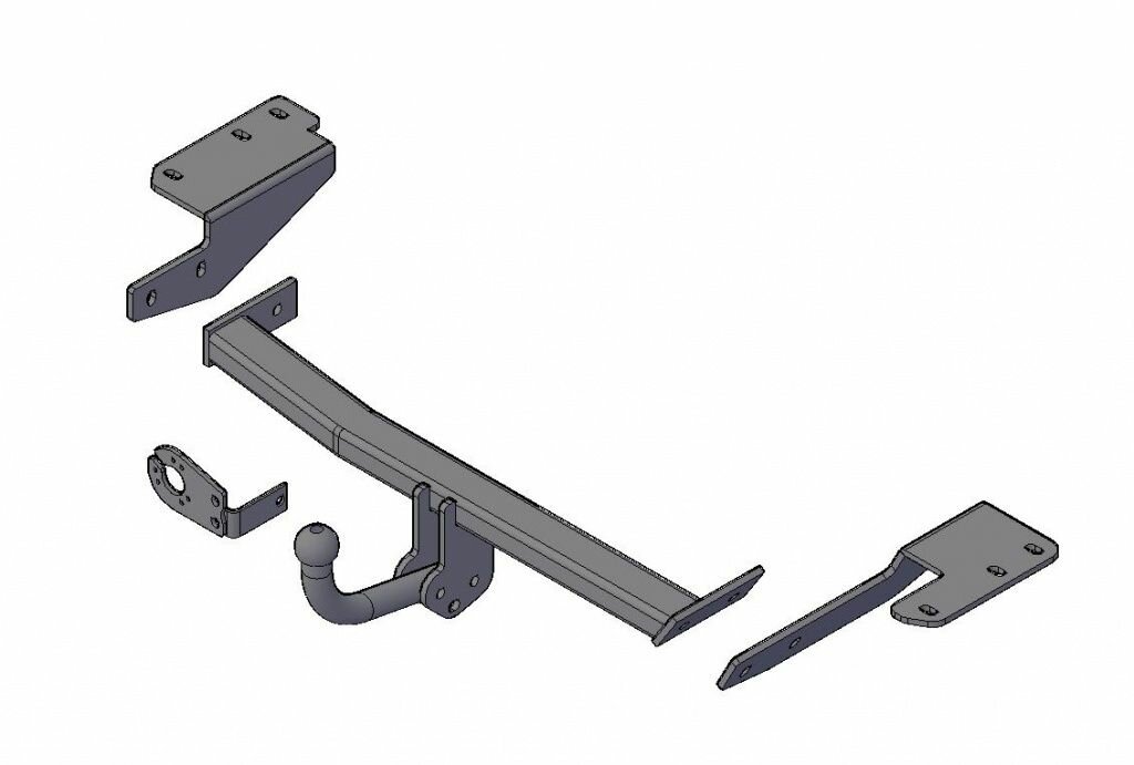 Фаркоп Трейлер 8121 Great Wall Hover H6 4WD (СС 6460RМ21) 2013-.(паспорт и сертификат в комплекте)(без электрики)