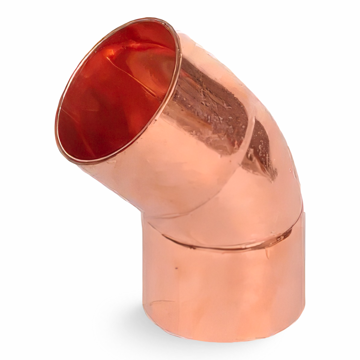 Угол 45° медный 1_3/8" ВП-ВП