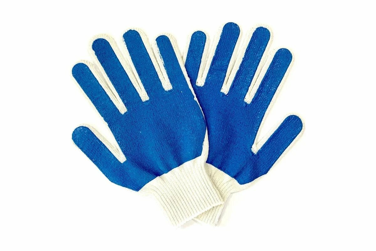 Промперчатки трикотажные обливные, 10 пар/упак, ПП-28000/10, универсальные