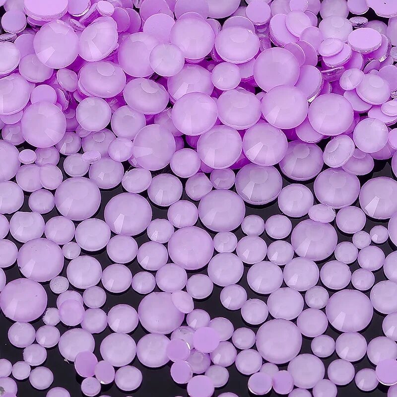 Стразы QIAO SS12, 1440шт, Моcha Lt.purple