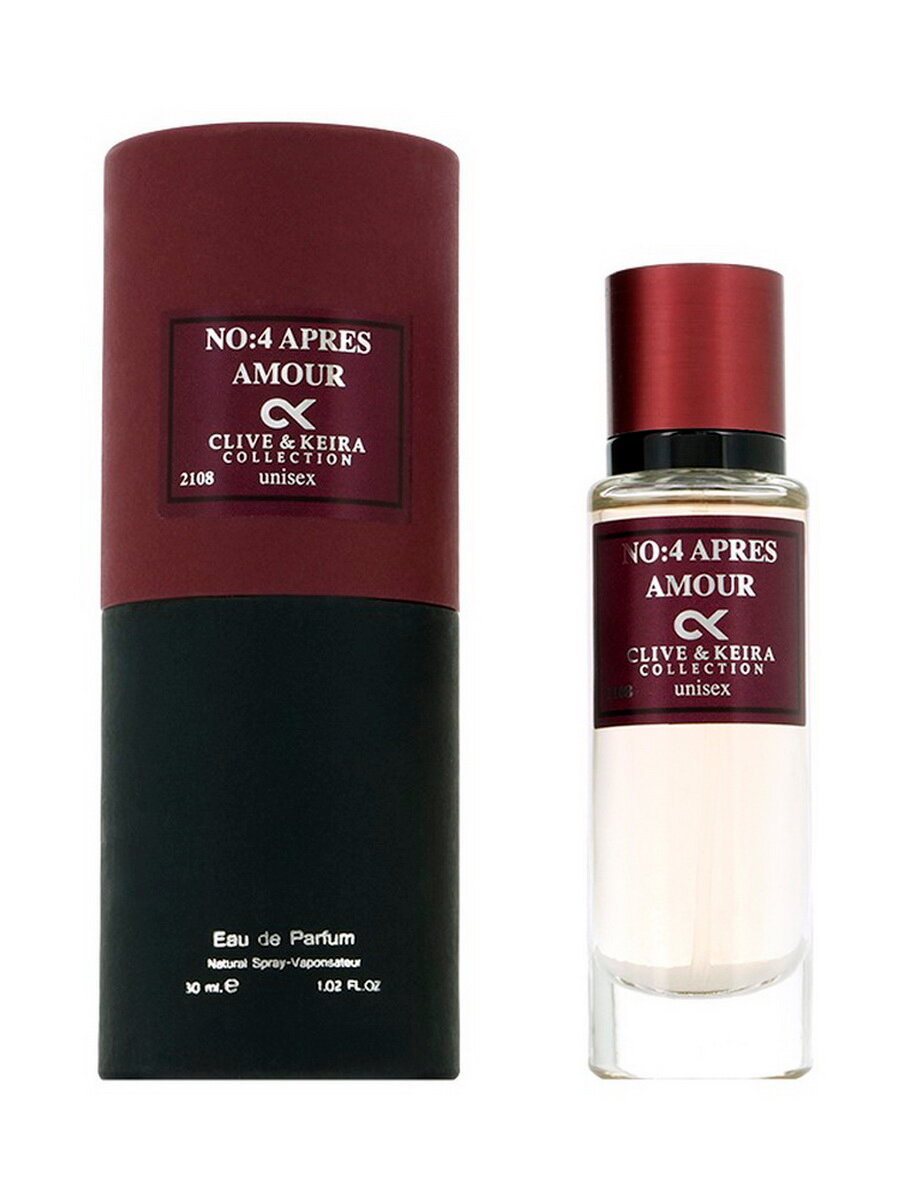 Туалетная вода унисекс Clive&Keira W+M 2108 NO:4 APRES AMOUR, 30 мл.