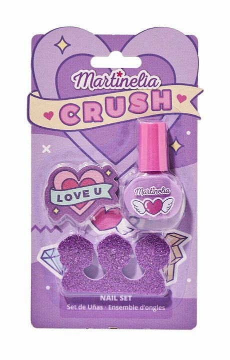 Martinelia Crush Nail Set Purple, Набор детской косметики для ногтей,