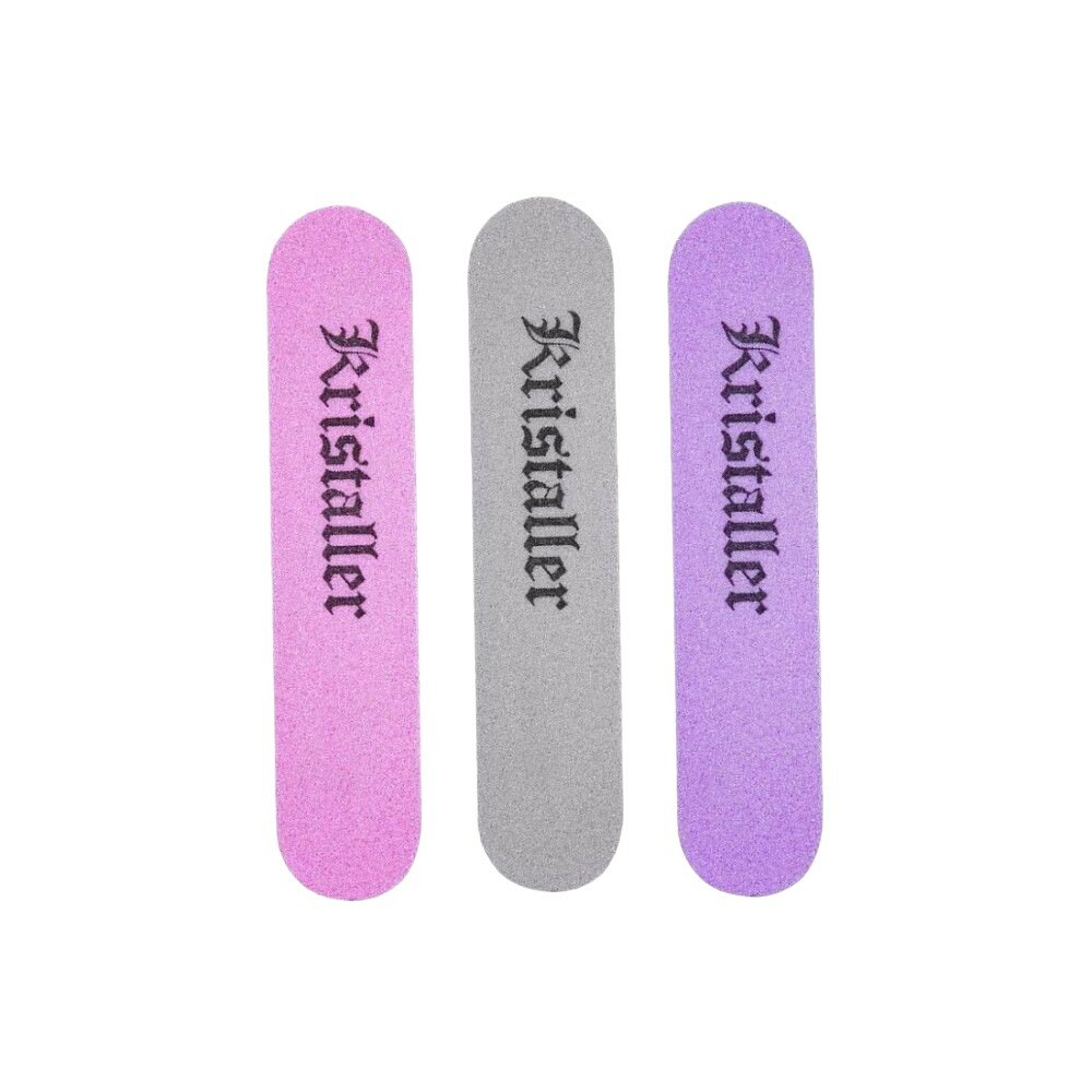 Kristaller Бафик для ногтей овал, 100/180 грит, 1 шт.