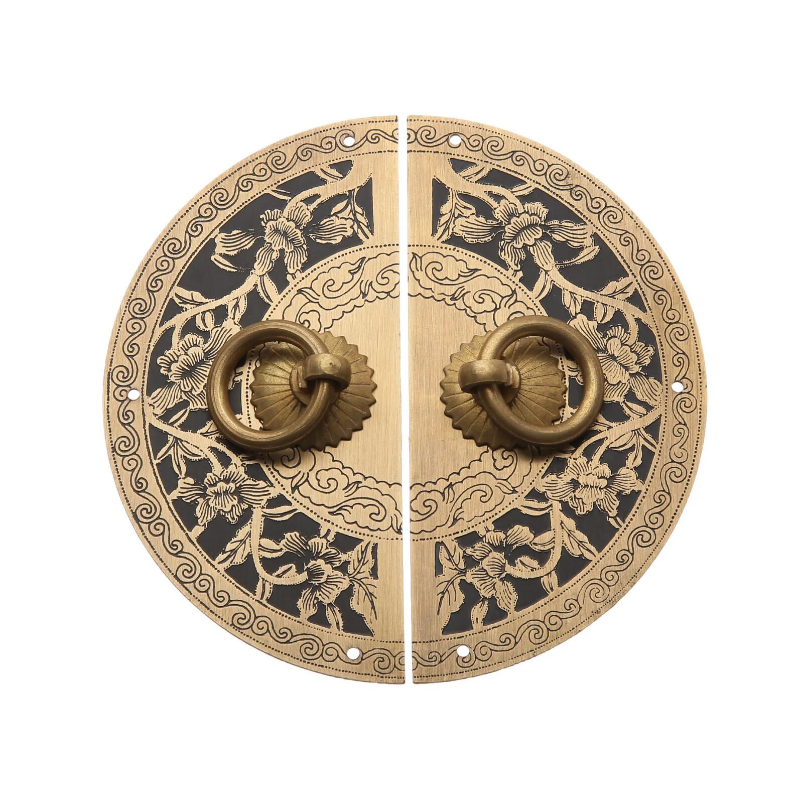 Ручки для шкафов латунные античная бронза 11 см A