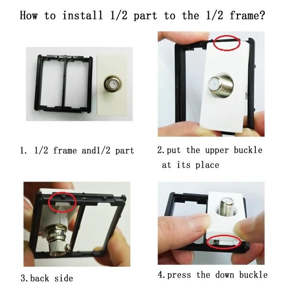 Bingoelec настенная розетка USB Type-C золотая, 1 2 frame
