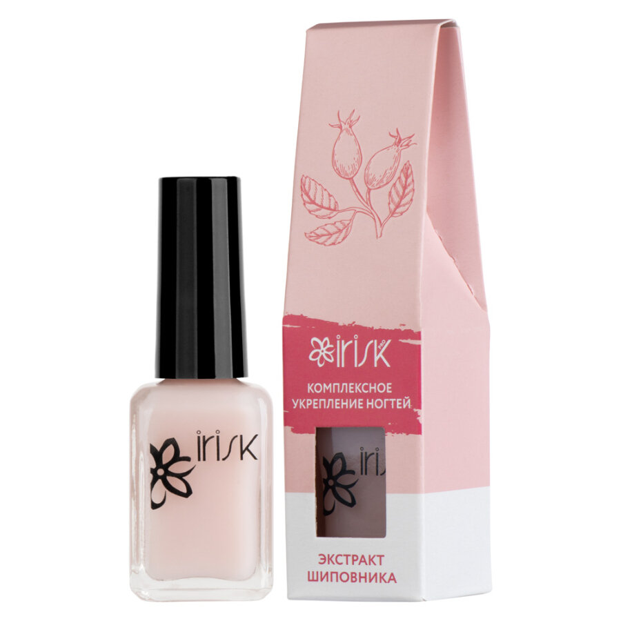 Комплексное укрепление ногтей IRISK "Экстракт шиповника", 12 мл