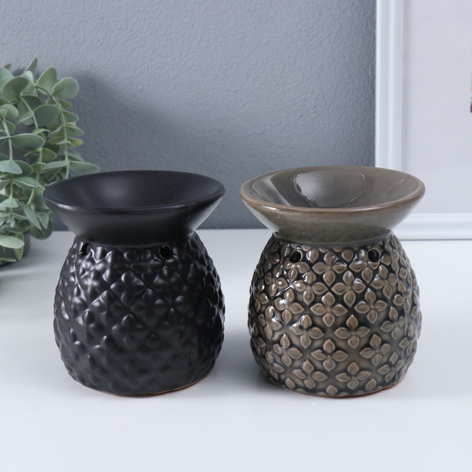 Аромалампа для эфирных масел «Геометрические узоры», керамика, 9×9.5×11 см, микс