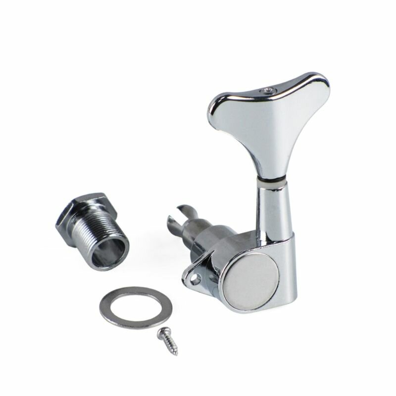 Бас-гитара с полностью закрытой струной стандартная-серебристая-1 левая