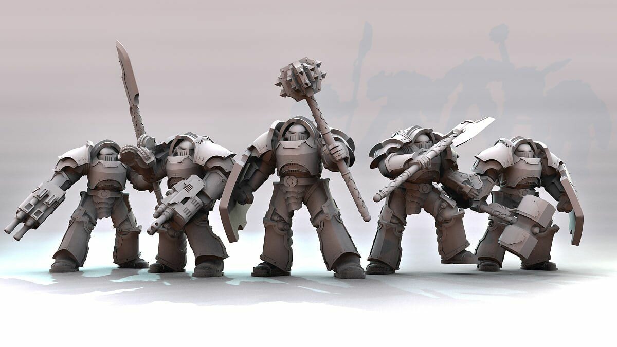 Warhammer 40000 Миниатюра Heavy Paragon Armour