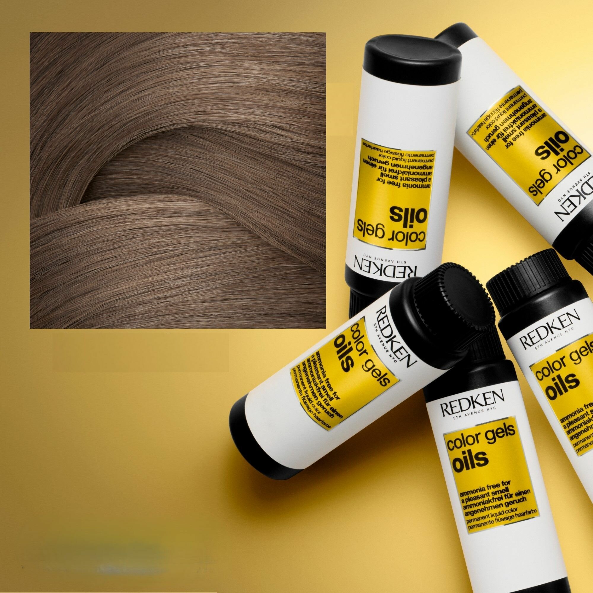 REDKEN Краска для волос Color Gels Oils 7NA/7.01 PEWTER, 60 МЛ