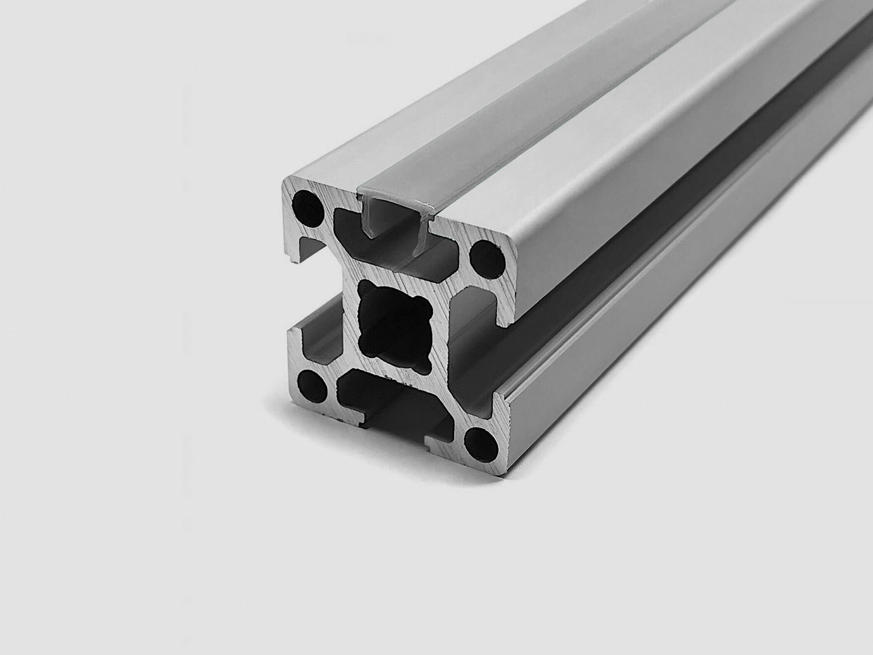 Заглушка для паза 8 мм, (серая), Z09 / 4 шт по 1 метру / соберизавод