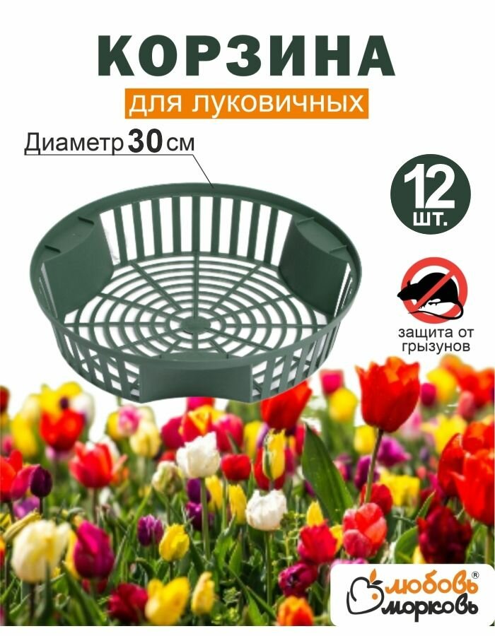 Корзина для луковичных растений, 12шт (диаметр 30)