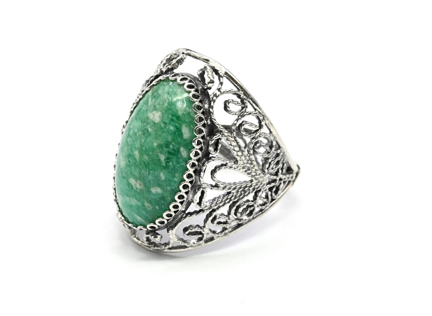 Кольцо, амазонит