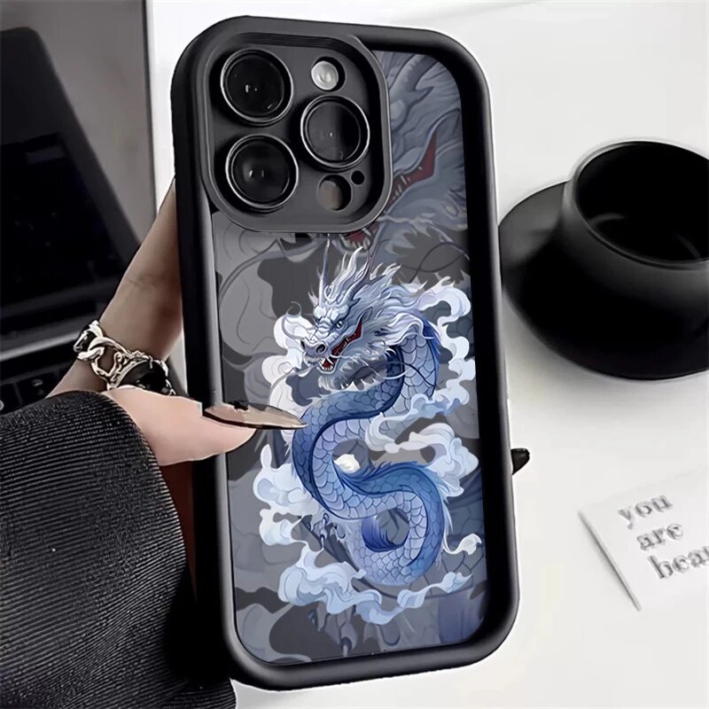 Чехол для iPhone с драконом, цвет 7