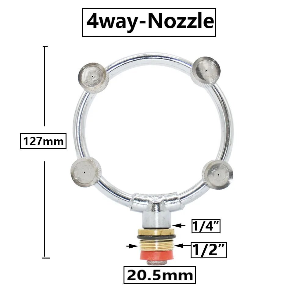 Электрический распылитель ZWDZJL 1/4 1/2", 1-5 головок Белый, K