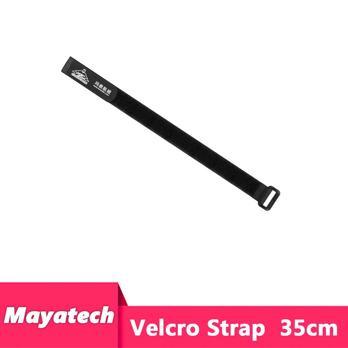 Ремешок для крепления БПЛА Maytech 20/35/45 см Черный, 35CM velcro black