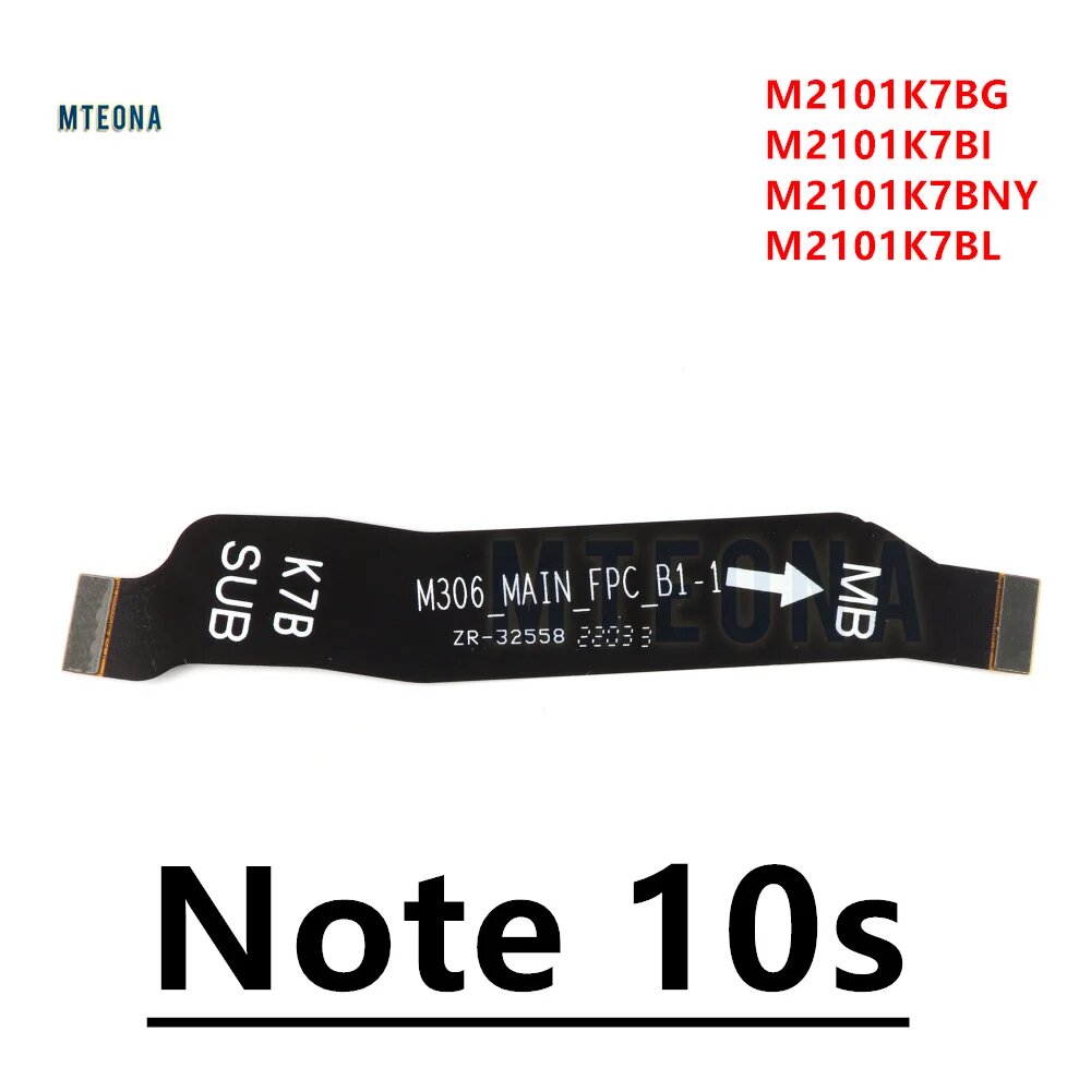 Материнская плата для Xiaomi Redmi Note 10S, материнская плата, гибкий кабель для замены