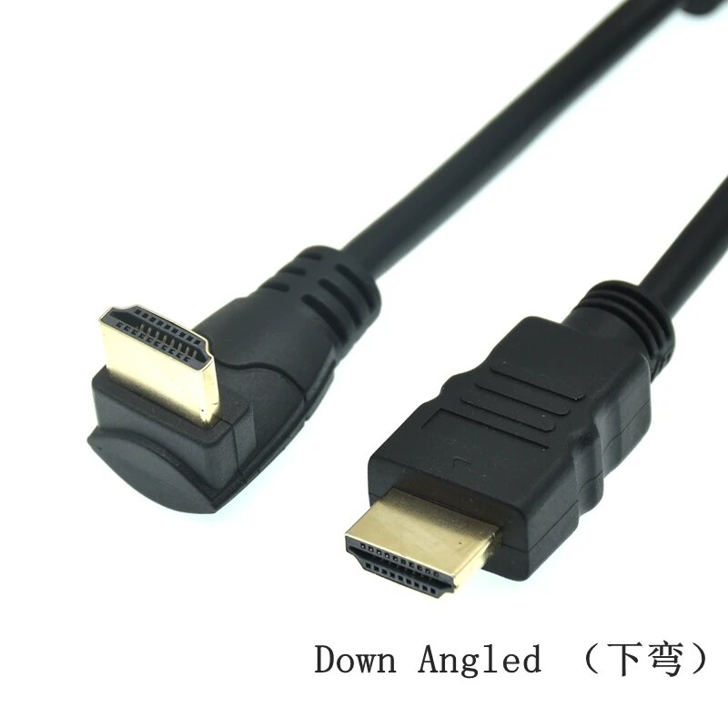 HDMI кабель 0.15м, Down, угловой, мужской-мужской