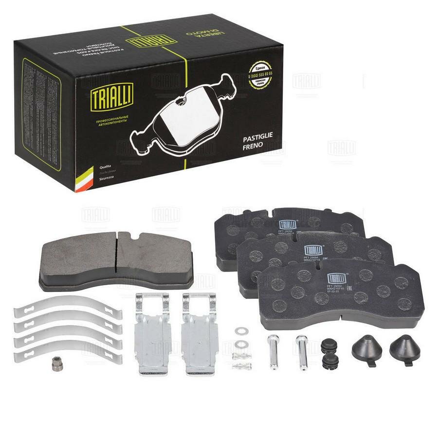 TRIALLI PFT29094 Колодки тормозные с монтажным комплектом
