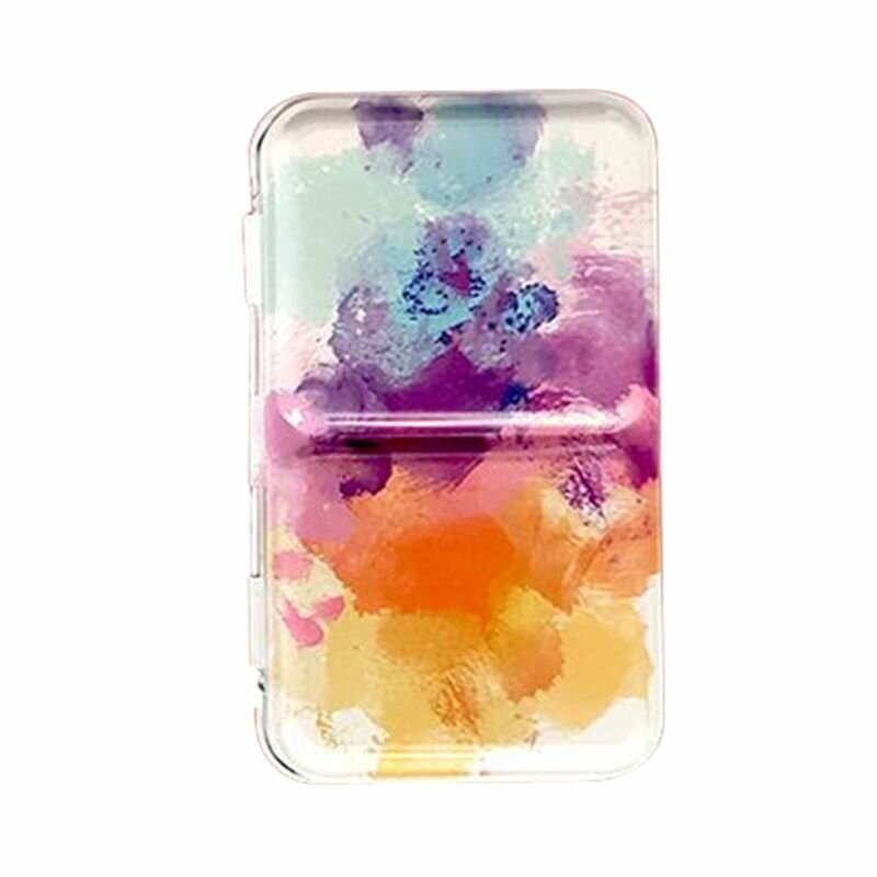 Твердая коробка для гуаши с дозатором для акварели - разноцветная