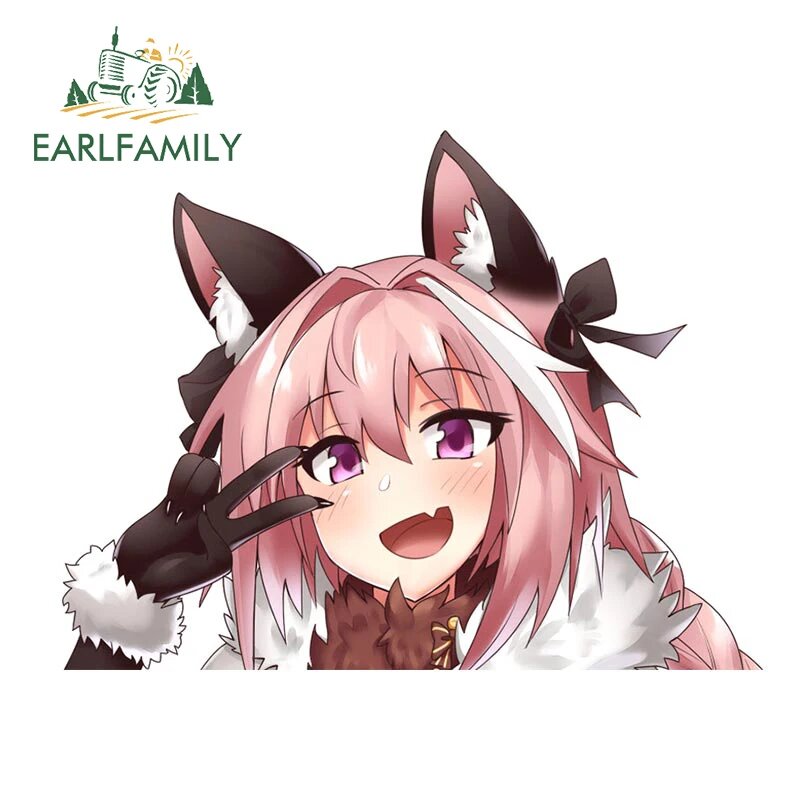EARLFAMILY 13 см x 10 см для Astolfo автомобильные наклейки, водонепроницаемые индивидуальные строительные шлемы, мотоциклетный Декор