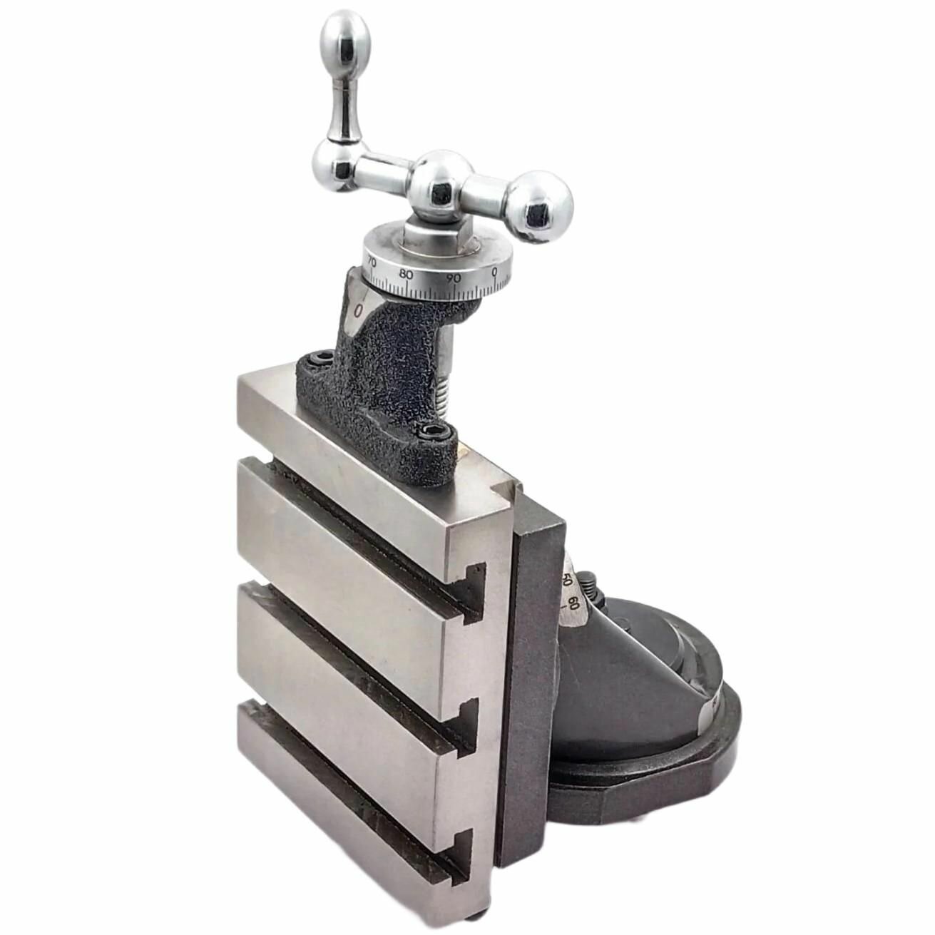 Вертикальный токарный суппорт с поворотным основанием, стол, поворотно-фрезерный кондуктор Powertex HEPHA