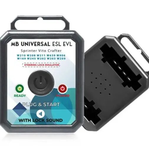 Для M-ercedes B-enz ESL ELV V-W C-rafter S-принтер Универсальный эмулятор блокировки рулевого управления со звуком блокировки 1 piece