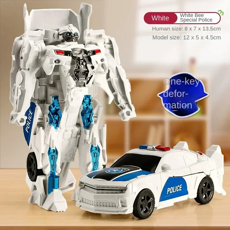 Трансформер White Bee Special Police Белый