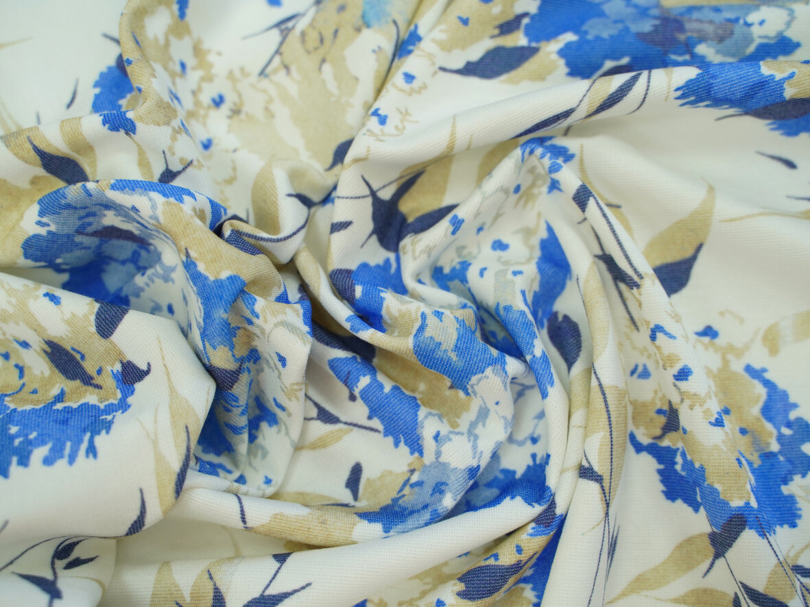 Вискозный трикотаж, вискоза 94%, эластан 6%, Италия, длина 1,35 м, ширина 138 см