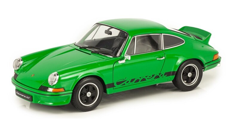 Welly Машинка 1:38 Porsche 911 Carrera RS 1973 зеленый с черным