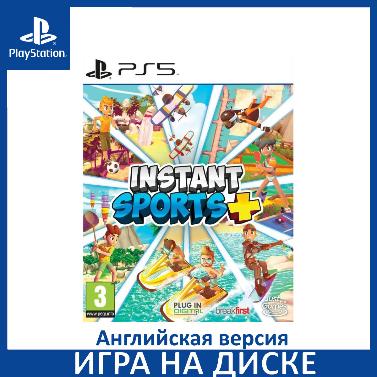 Игра Instant Sports Plus PS5 Английский язык Диск на PlayStation 5