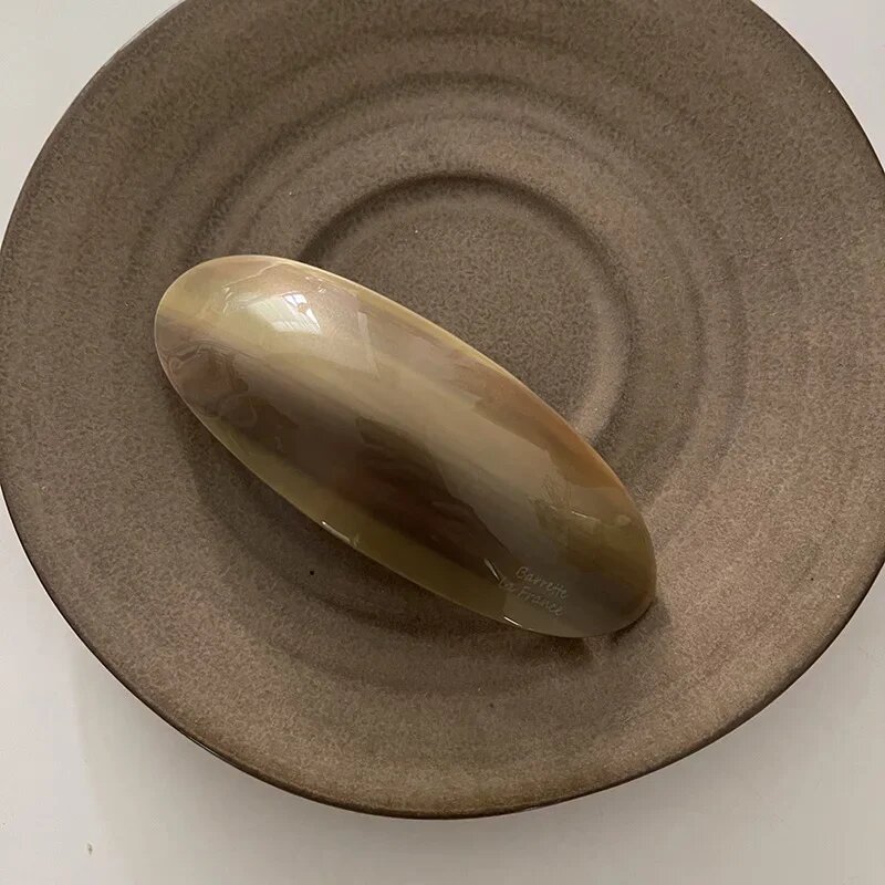 Французская заколка для волос с уксусной кислотой Milk Coffee