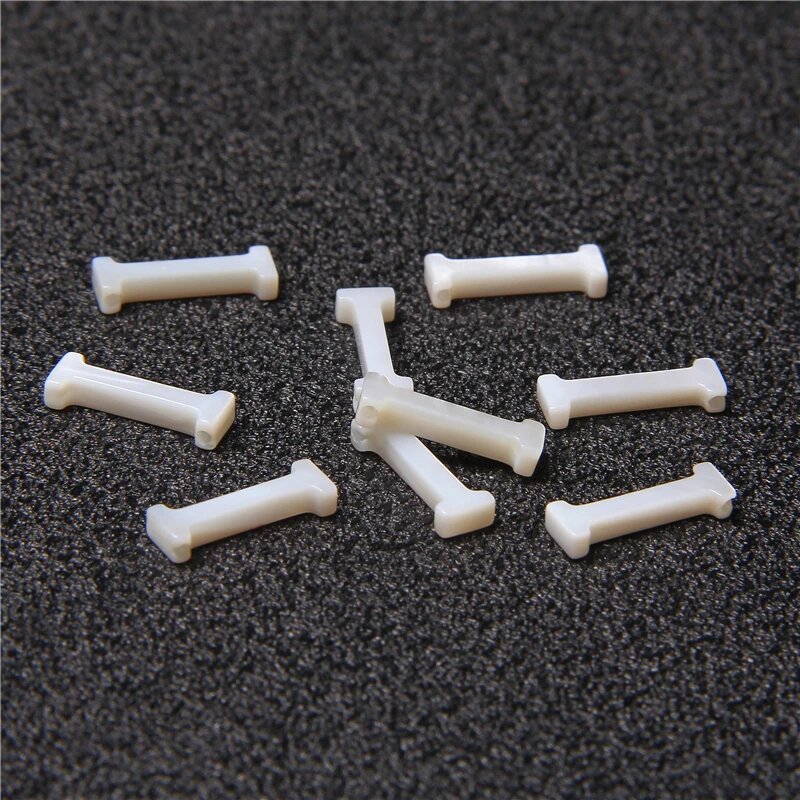 Перламутровые бусины-буквы Vinswet Белый, 5 pieces, I 4x12mm