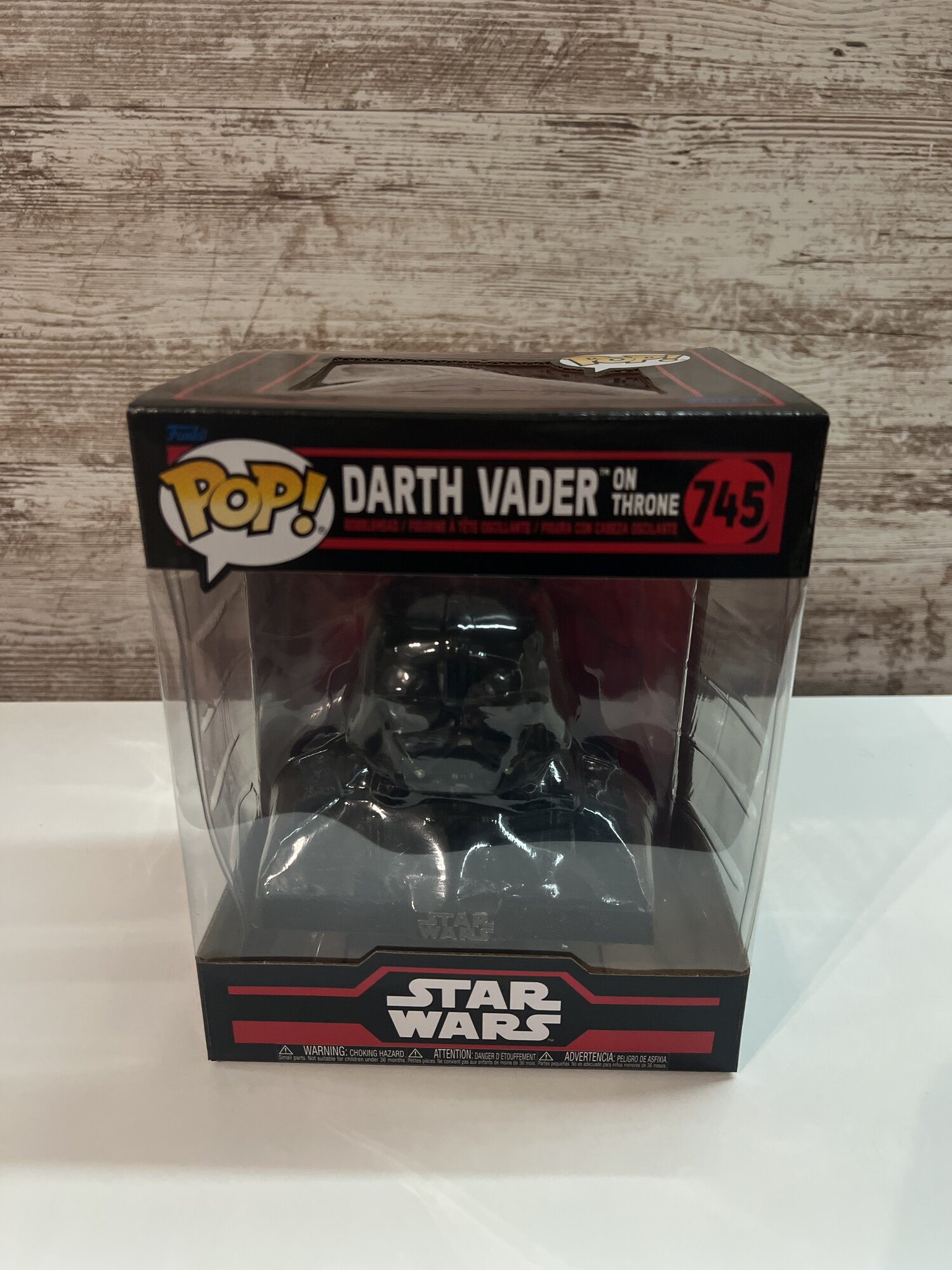Фигурка Фанко поп Star Wars, Darth Vader on the Throne, Дарт Вейдер, 14 см от Funko