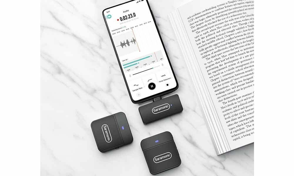 Радиосистема Saramonic Blink100 B6(TX+TX+RXUC) 2,4Гц микрофон - приемник + 2 передатчика, разъем Type-C