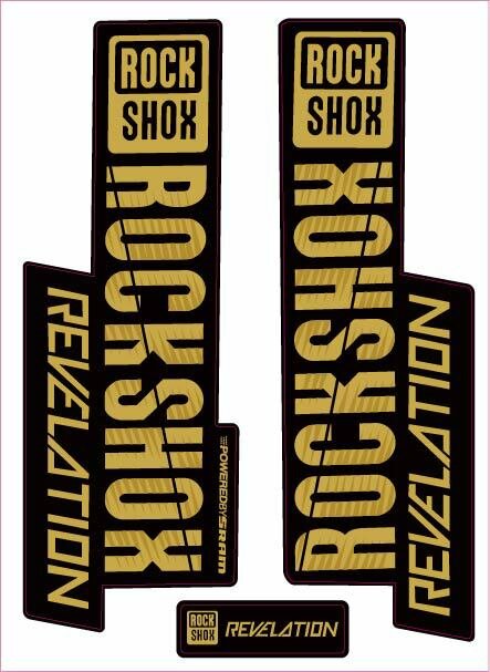 Наклейка LYRIK ROCK-SHOX, для горного велосипеда, передняя вилка, 2018 г, цвет 17