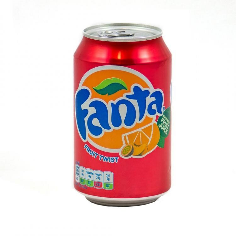 Fanta Fruit Twist напиток газированный фруктовый микс 330 мл