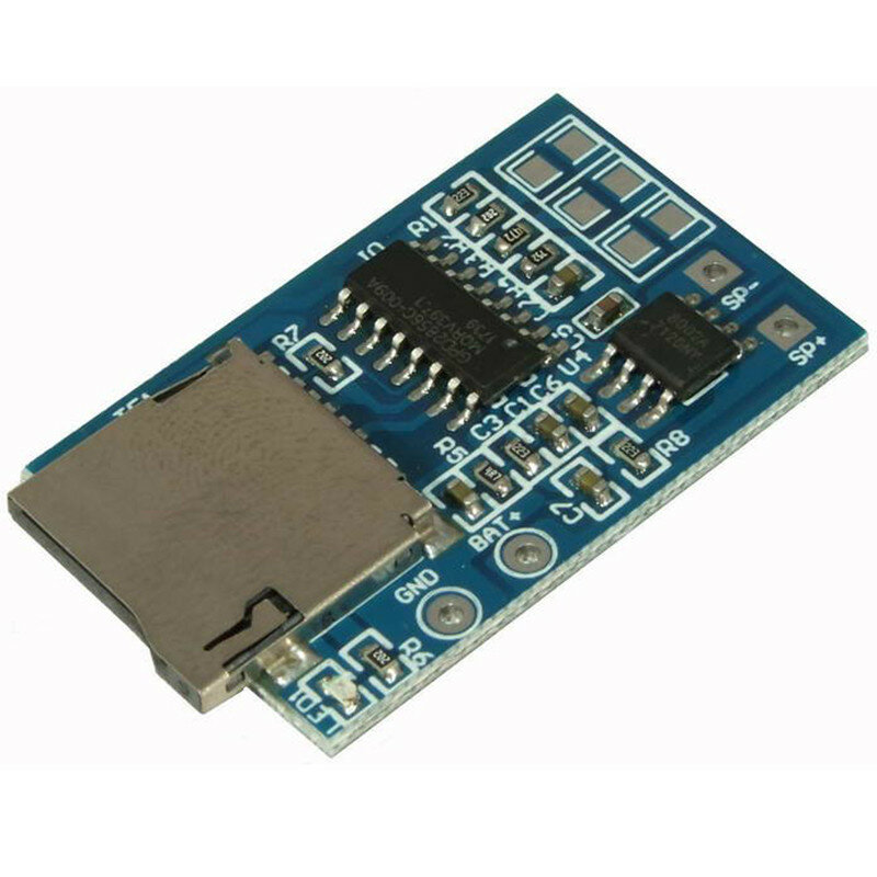 Мини-плеер RUICHI EM-611, MP3, моно, поддержка micro SD, зеленый