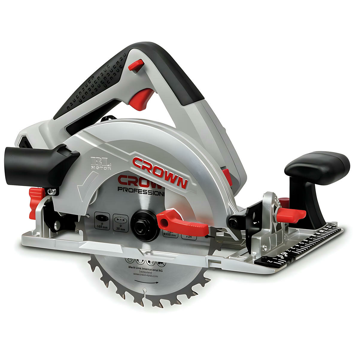 Пила дисковая аккумуляторная BL CROWN CT25002-165HX