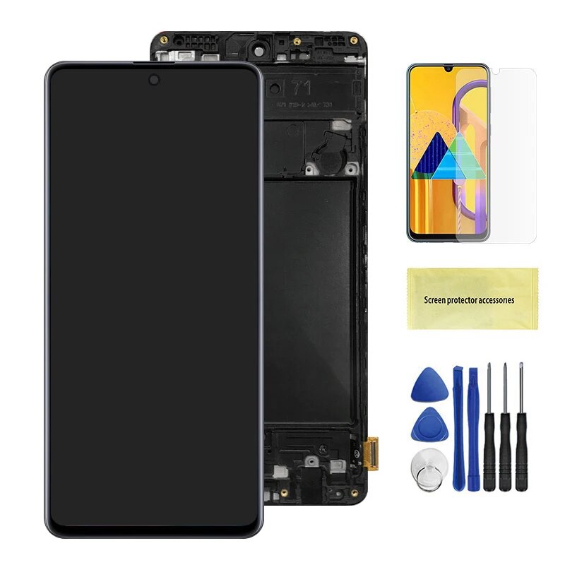 Экран Samsung Galaxy A71 Amoled с рамкой