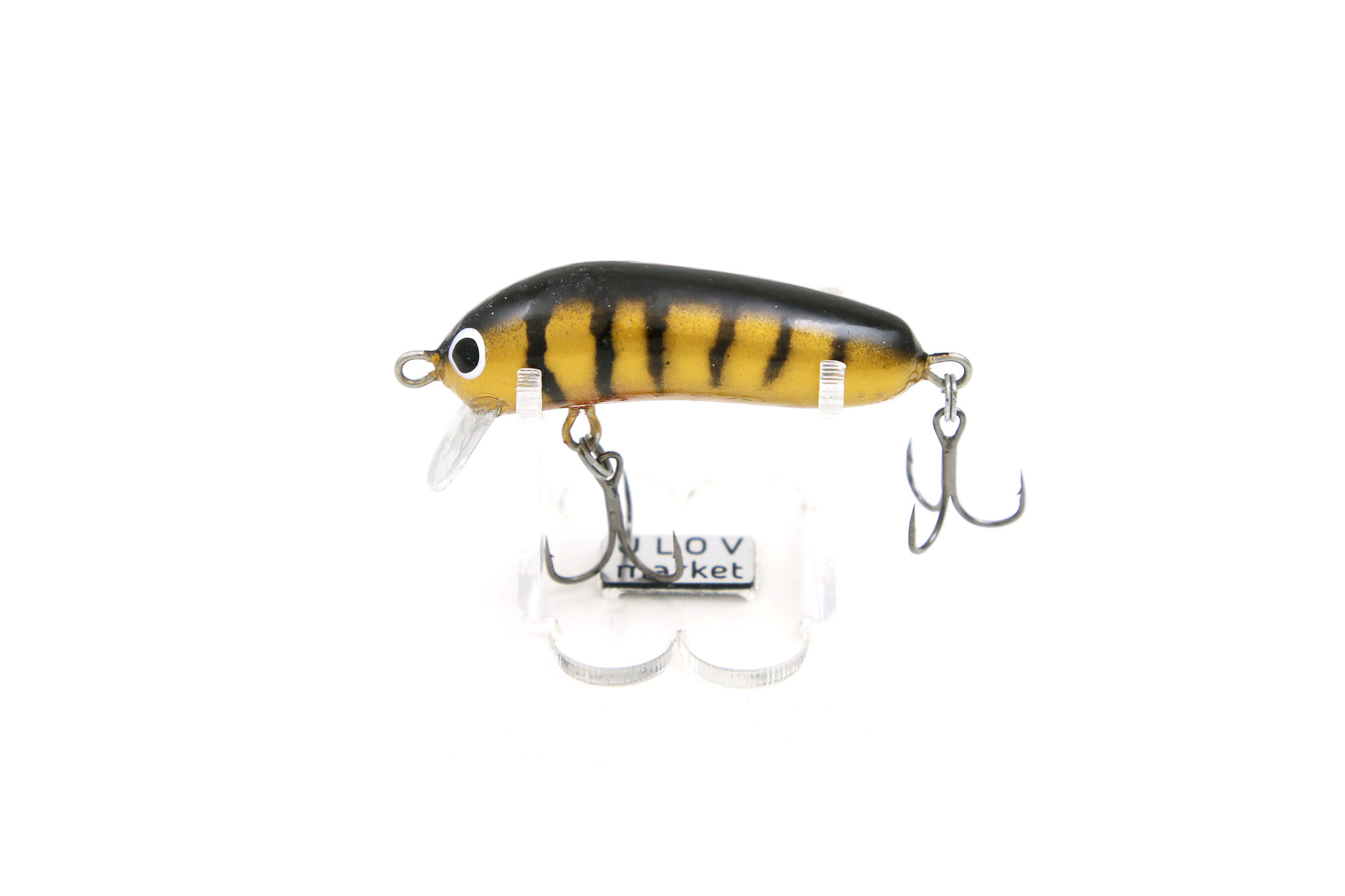 Воблер ZYABLIKOV Банан Minnow 42F 2.7г Загл.0-0.8м #Золотой черные полоски