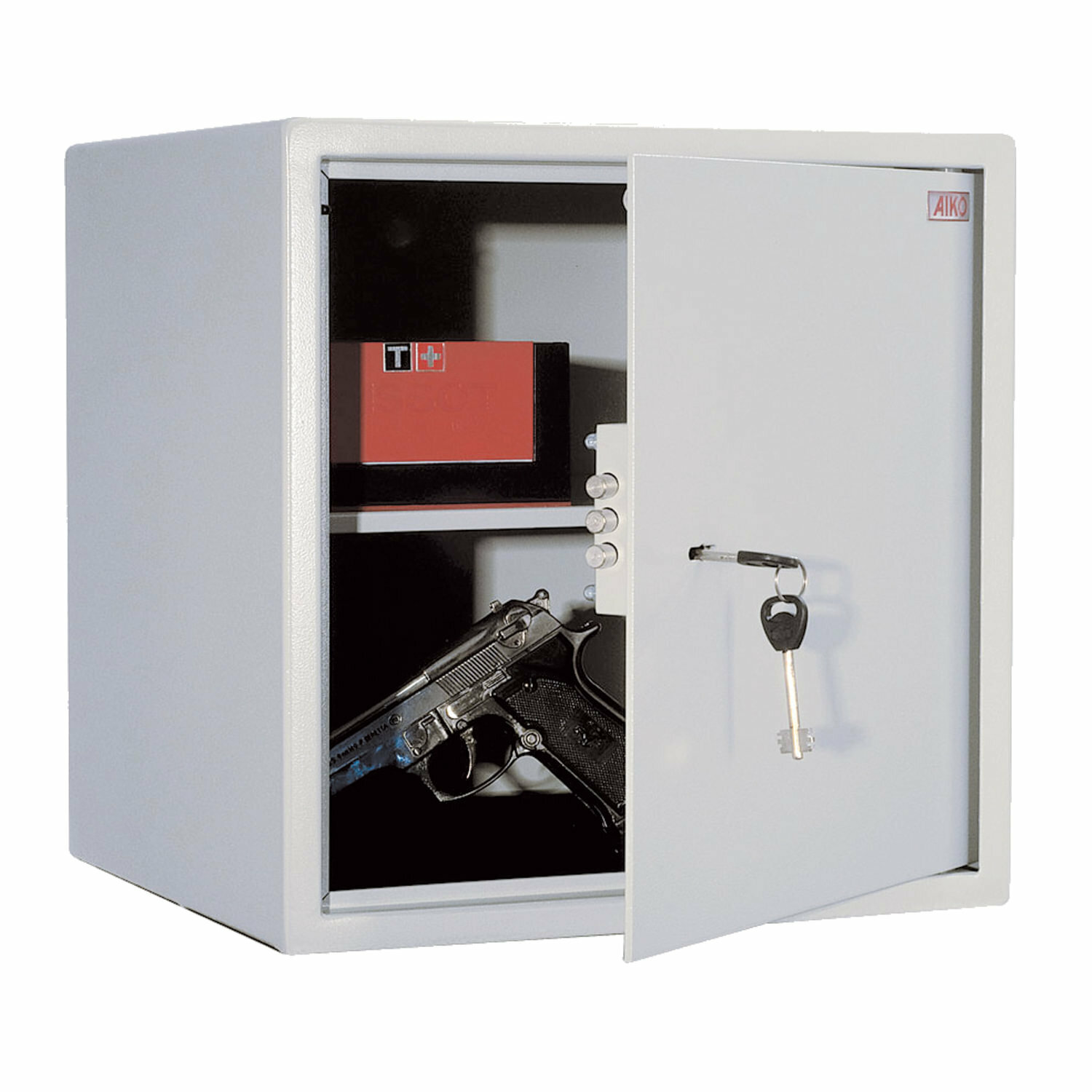 Сейф AIKO мебельный , 401х400х356 мм, 19 кг, ключевой замок, крепление к стене (T-40)
