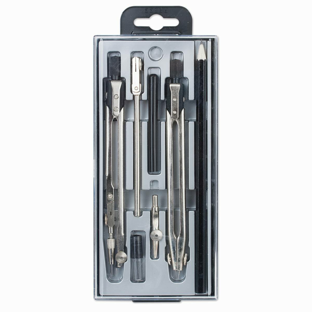 Готовальня GLOBUS 8 предметов, пластиковый пенал (НЧ8-70-60)