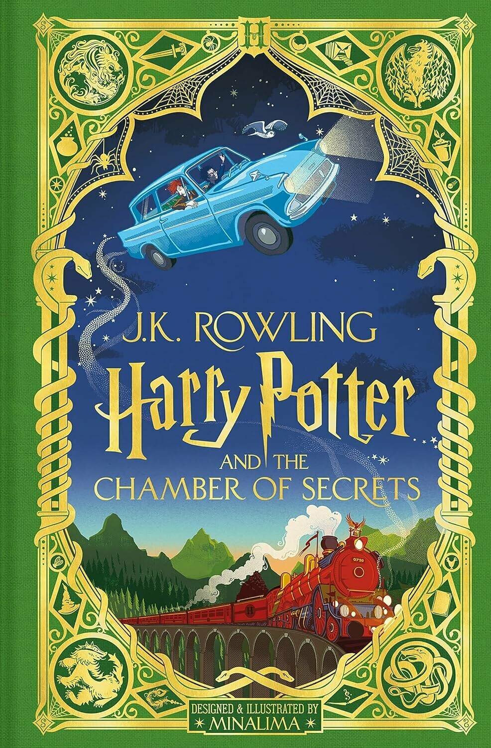 Joanne Rowling. Harry Potter and the Chamber of Secrets: Minalima Edition (J.K. Rowling) Гарри Поттер и Тайная комната Миналима / Книги на английском