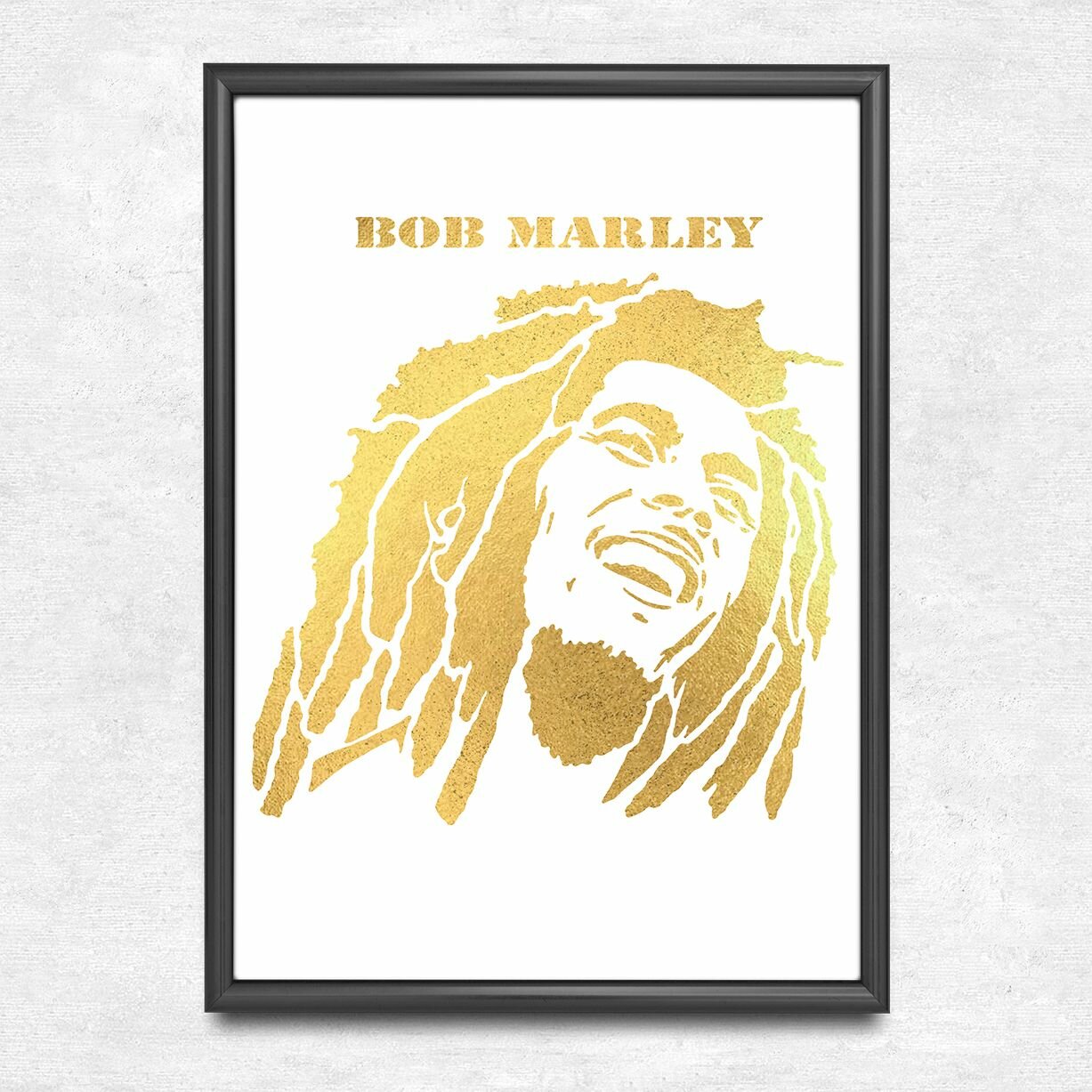 Постер Боб Марли / плакат Bob Marley. Декор квартиры, дома, офиса, комнаты