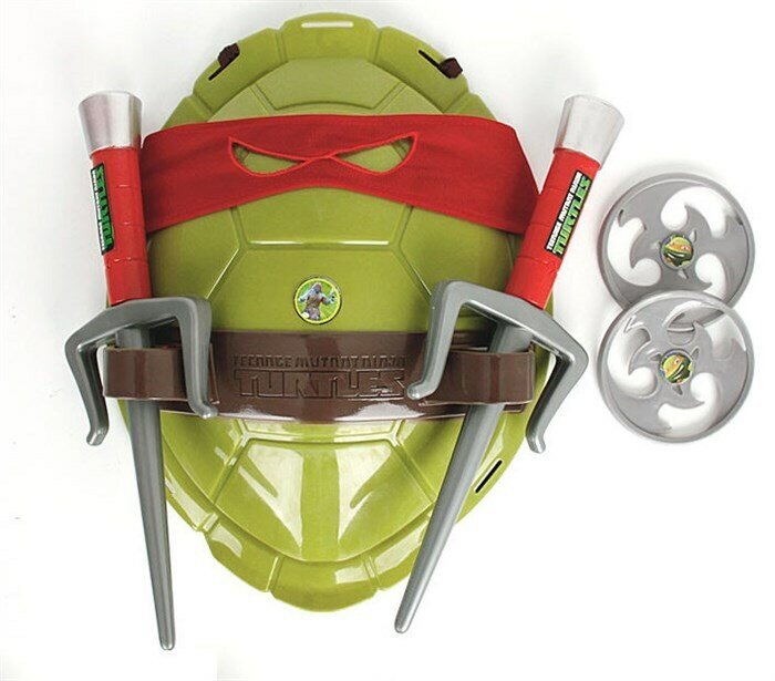 Доспехи "Красивые продукты", для детей от 3 лет, тканевая маска, панцирь, крепёж, пластик, красный