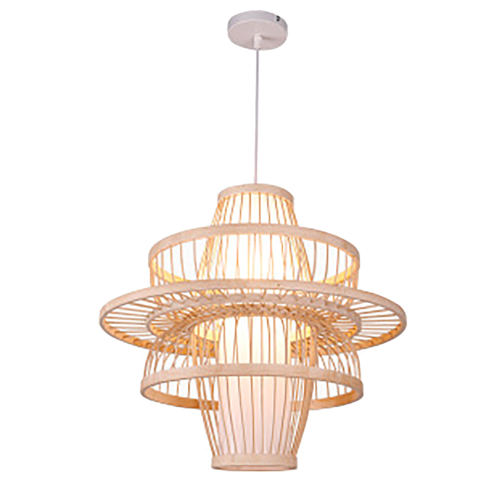 Тканая потолочная люстра в китайском стиле деревенская модная модная подвесная подвесная лампа